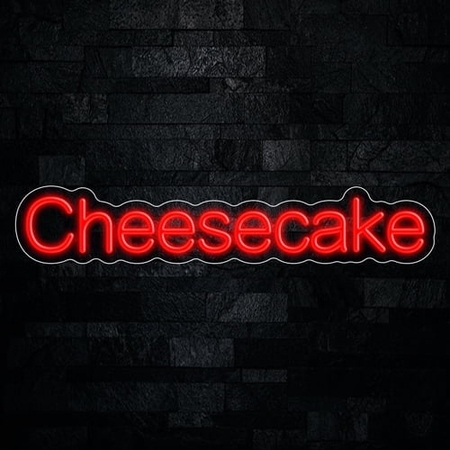 Cheesecake Neon LED Sign 27"L x 5"H #33011 - Walmart.com