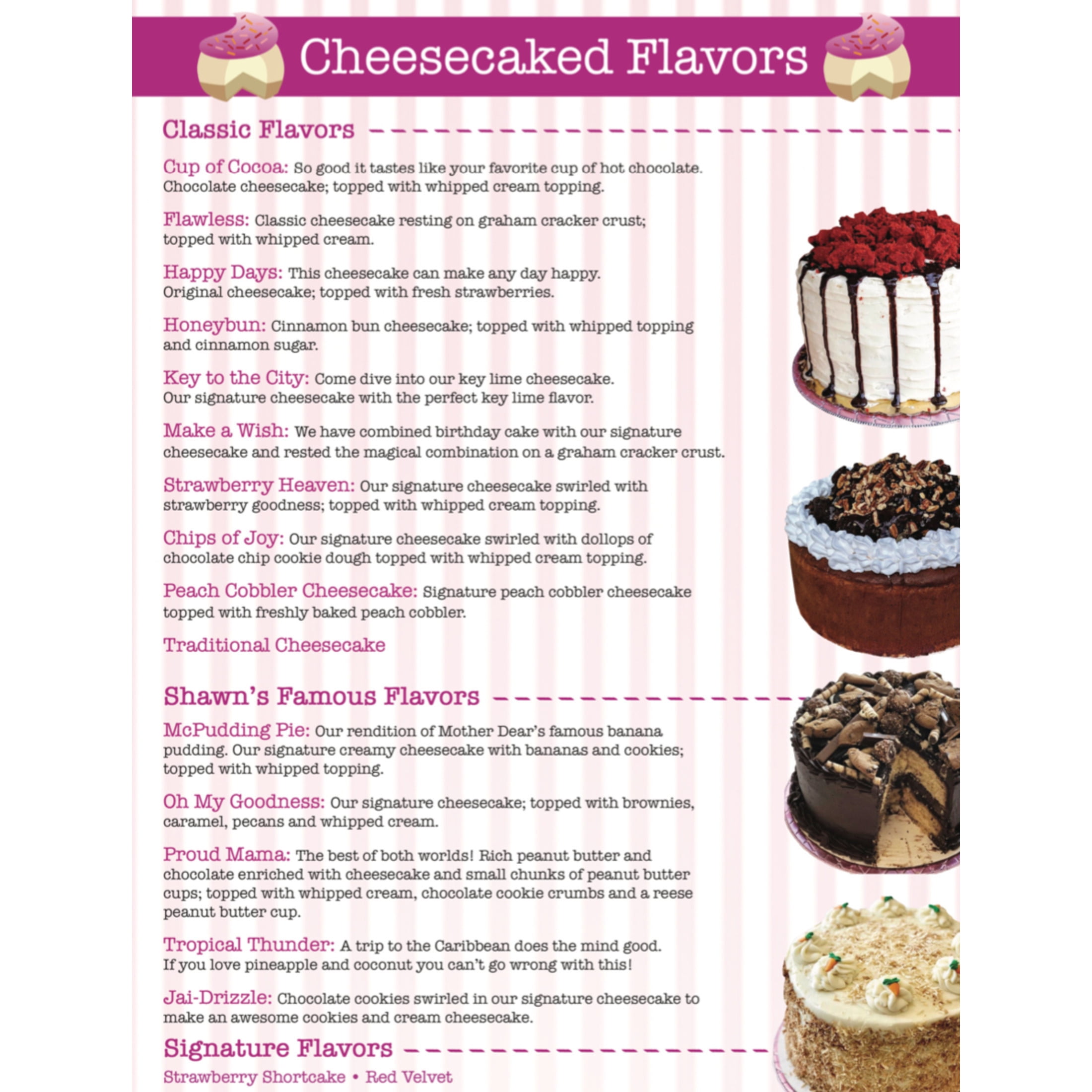 Cheesecaked - Full Classic Cheesecake - Classic: Happy Days, Jai ...