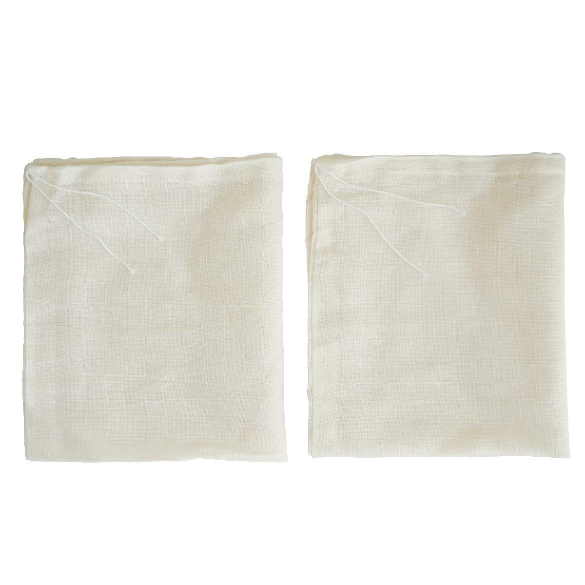 Cheesecloth Bags,Nut Milk Strainer,Cold Brew Bag,100% Organic ...