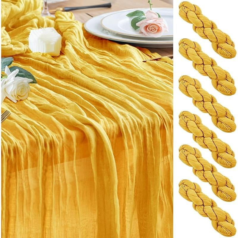 Cheesecloth Table Runner 10FT Blushing Pink Boho Gauze Cheese Cloth ...