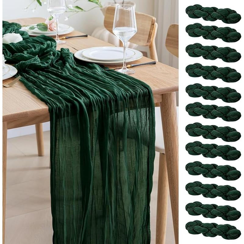 Cheesecloth Table Runner 120 Inches Blushing Pink Boho Gauze Cheese ...