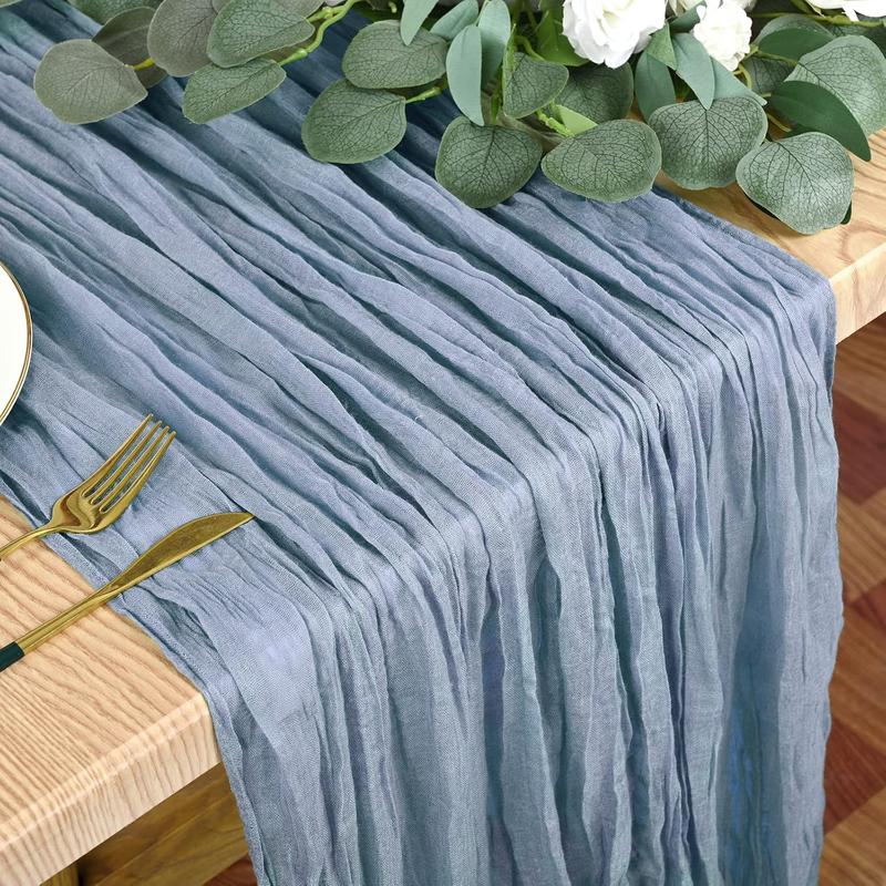 Cheesecloth Table Runner 20 x 120 inch Boho Gauze Cheese Cloth Table ...