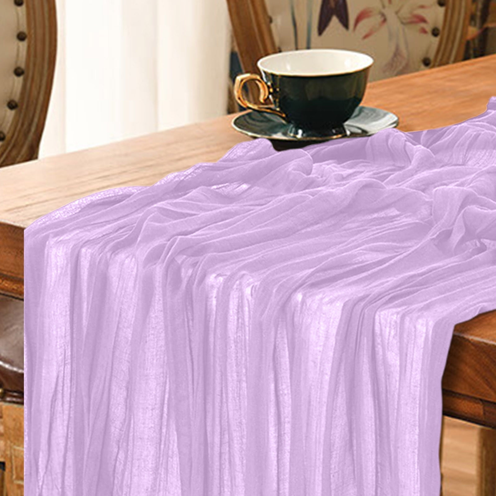 Cheesecloth Table Runner - 6Ft Boho Gauze Cheese Cloth Table Runner ...