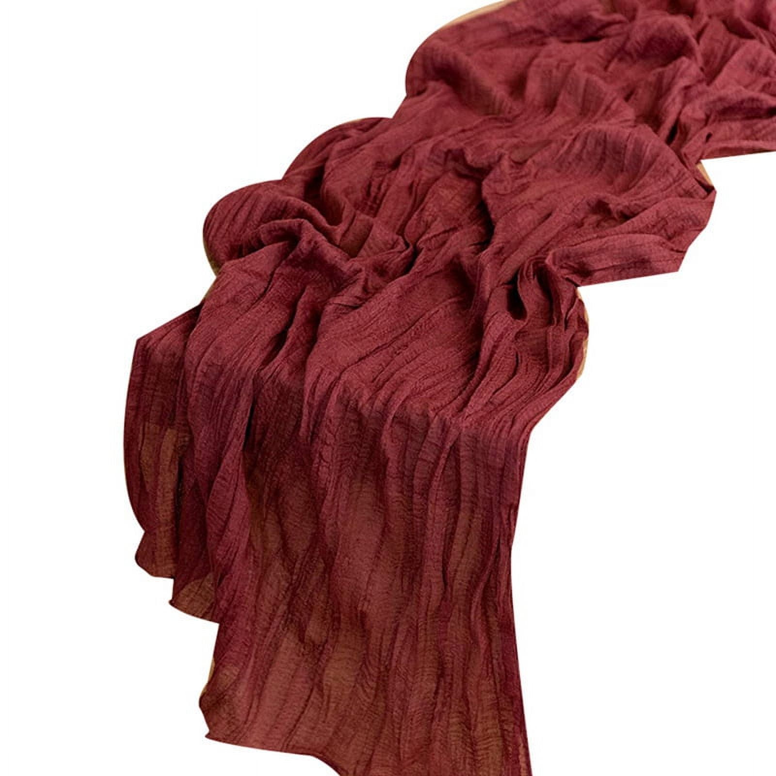 Cheesecloth Table Runner Boho Gauze Cheese Cloth Rustic Sheer Long for ...
