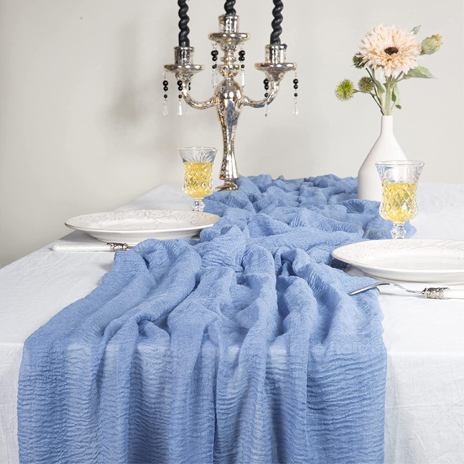 Cheesecloth Table Runner Cheese Cloth Gauze Tablecloth 35 x 157 Inches ...