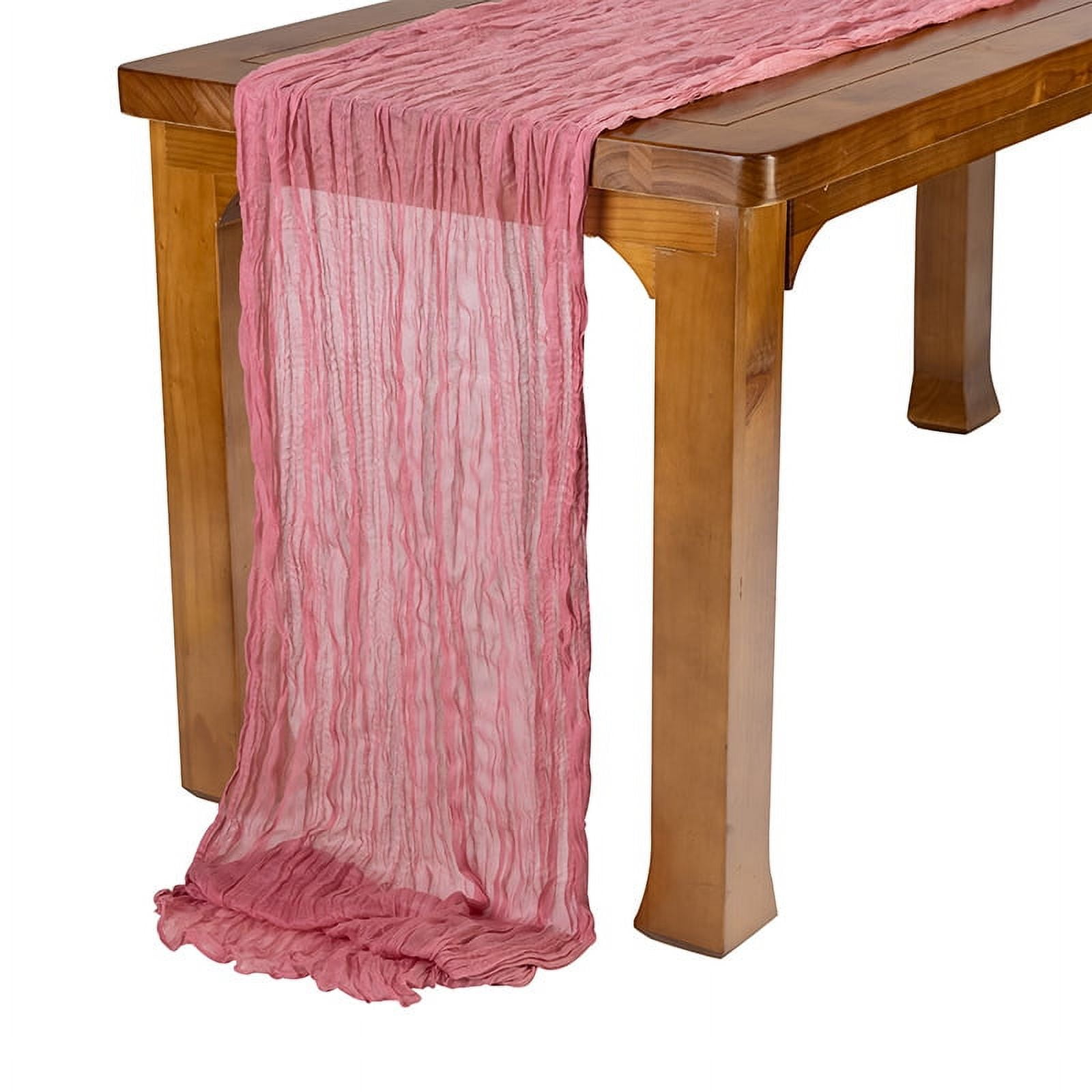 Cheesecloth Table Runner Gauze Boho Rustic Cheese Cloth Table Runner ...