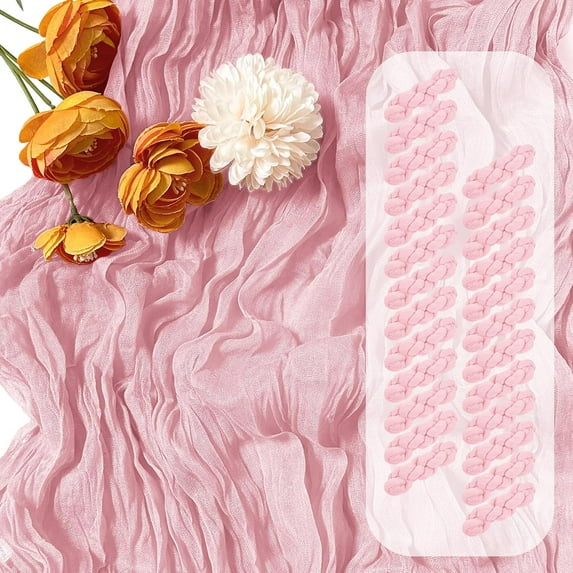 Cheesecloth Table Runner, Gauze, Semi-Sheer, Classic Style, Polyester ...