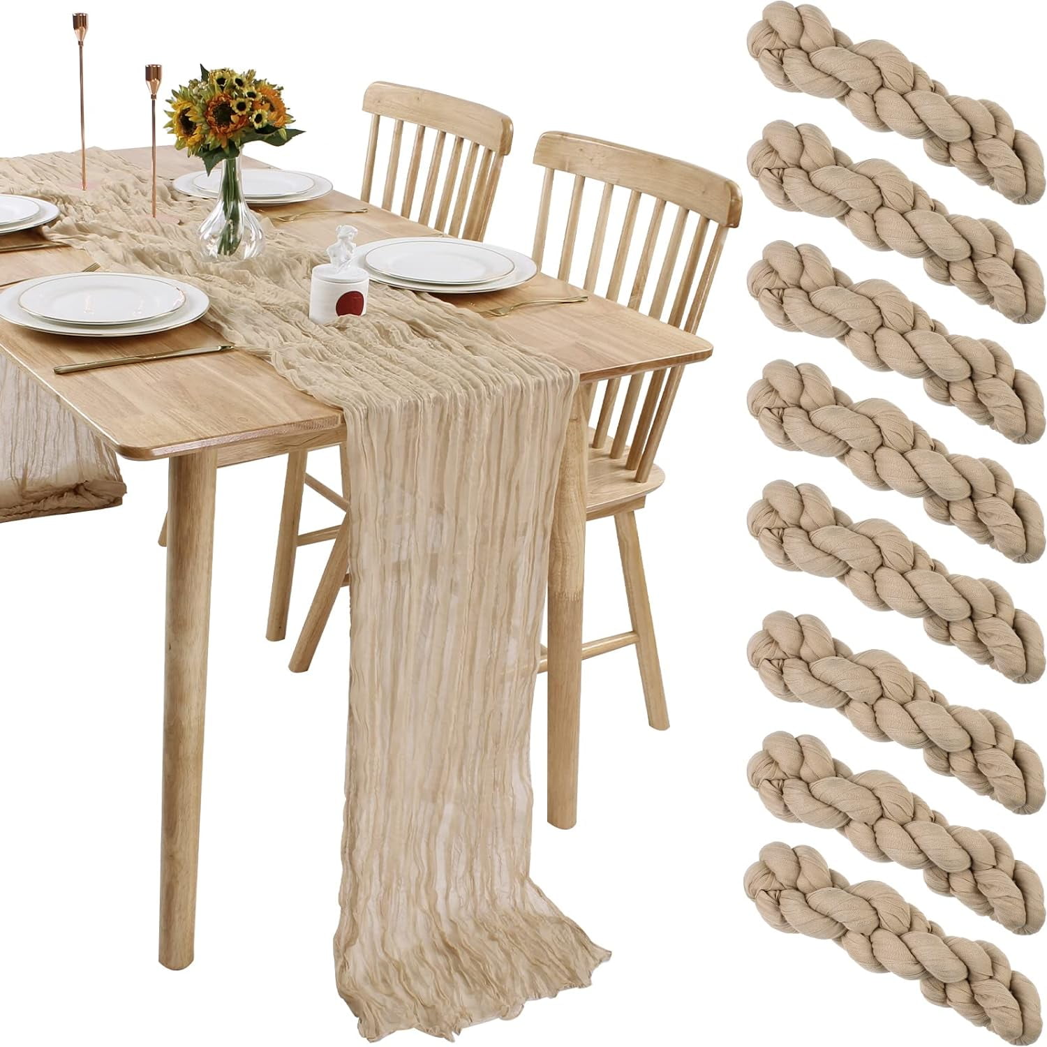 Cheesecloth Table Runner