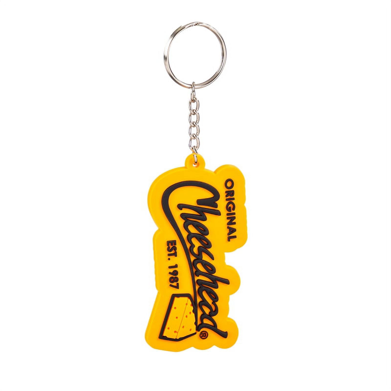 Cheesehead PVC Key Chain - Walmart.com