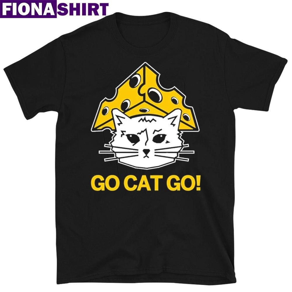 Cheesehead-gary-go-cat-go-shirt - Walmart.com
