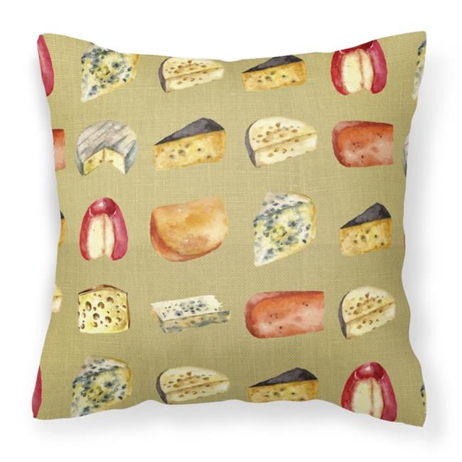 Cheeses Fabric Decorative Pillow - 18 x 3 x 18 in. - Walmart.com