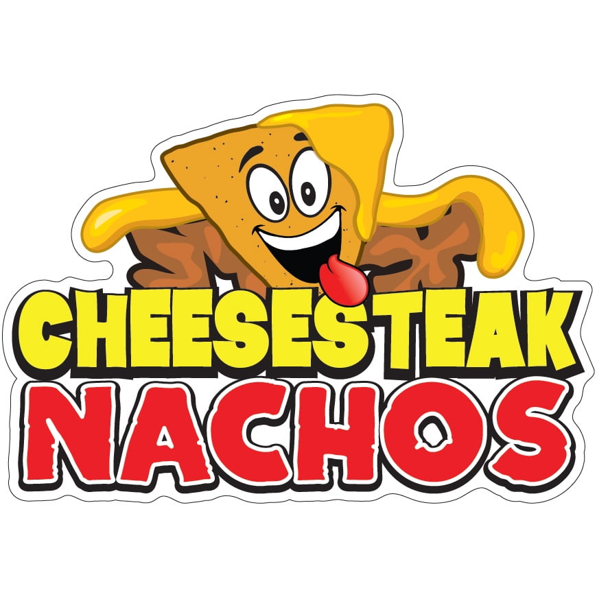 Cheesesteak Nachos 24" Decal Concession Stand Food Truck Sticker ...