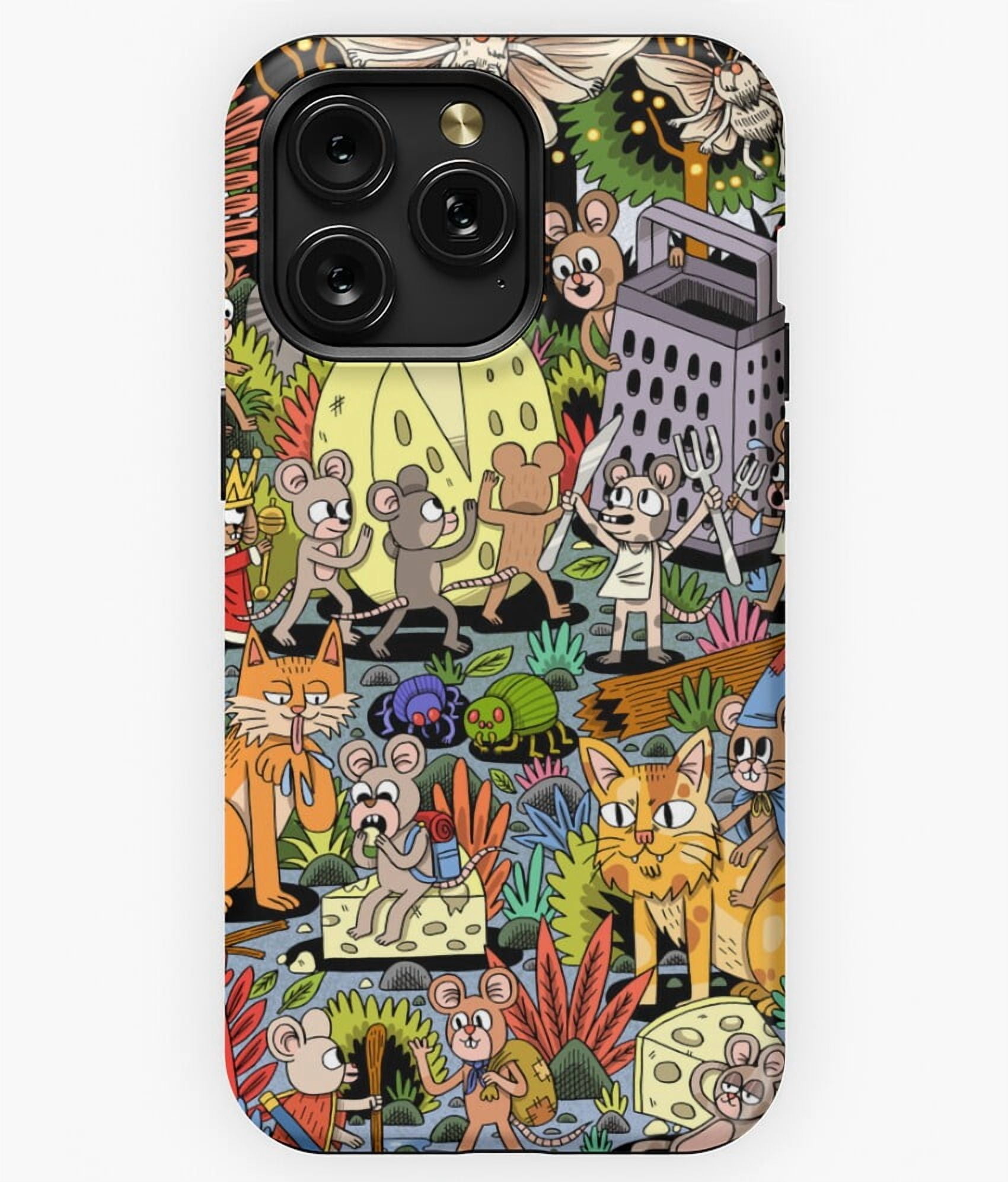 Cheeseworld Funny Food Design M1012 Phone Case for iPhone 17 16 15 14 ...