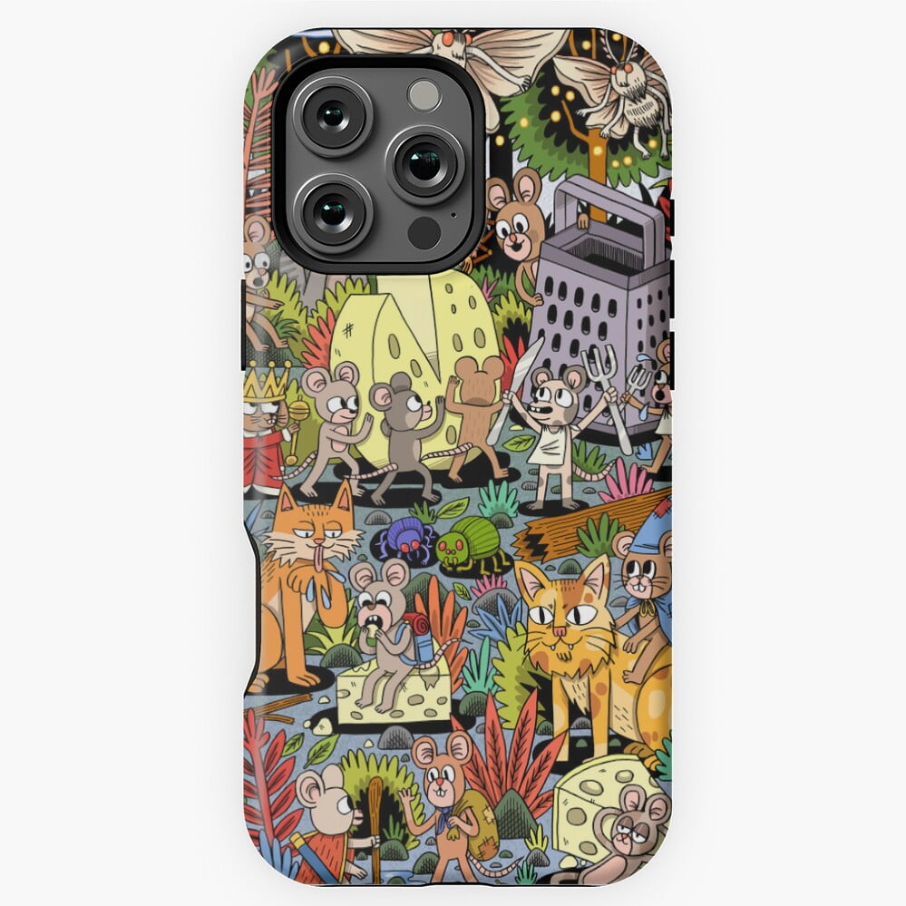 Cheeseworld Funny Food Graphic Art Phone Case for iPhone 16 15 14 13 12 ...