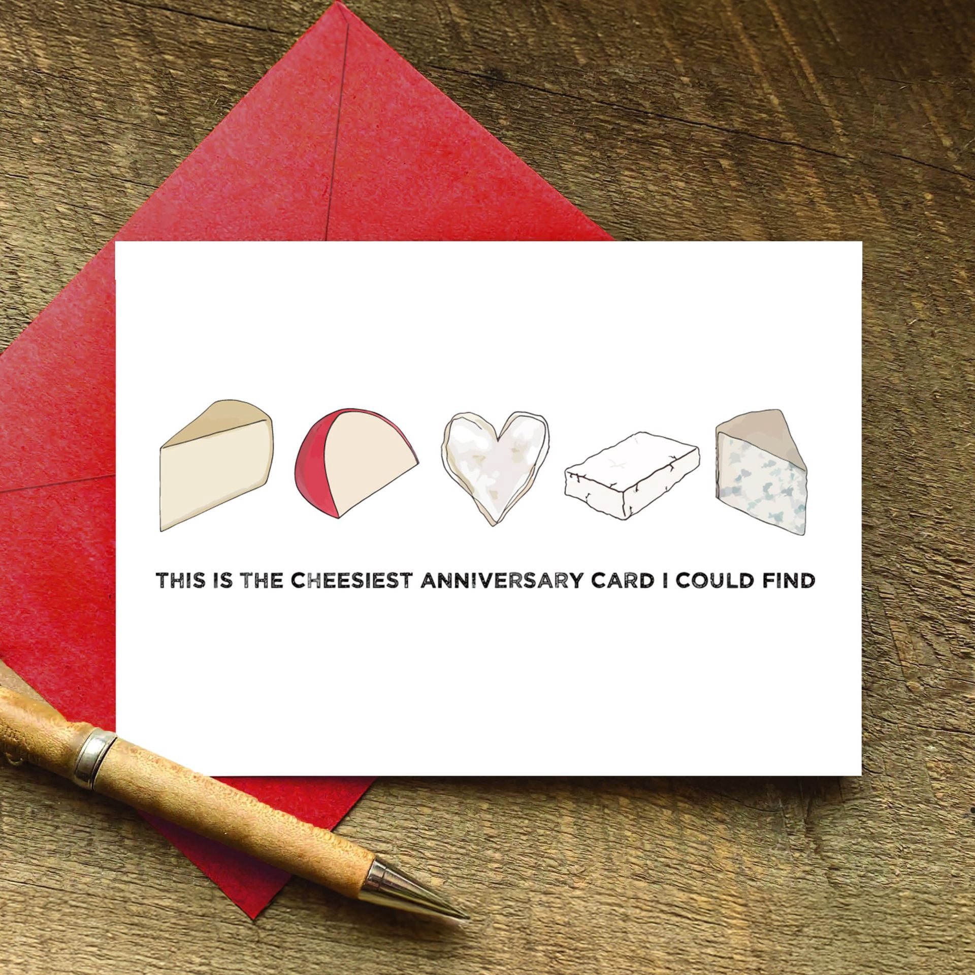 Cheesy Anniversary Card – "This is the Cheesiest Anniversary Card I ...