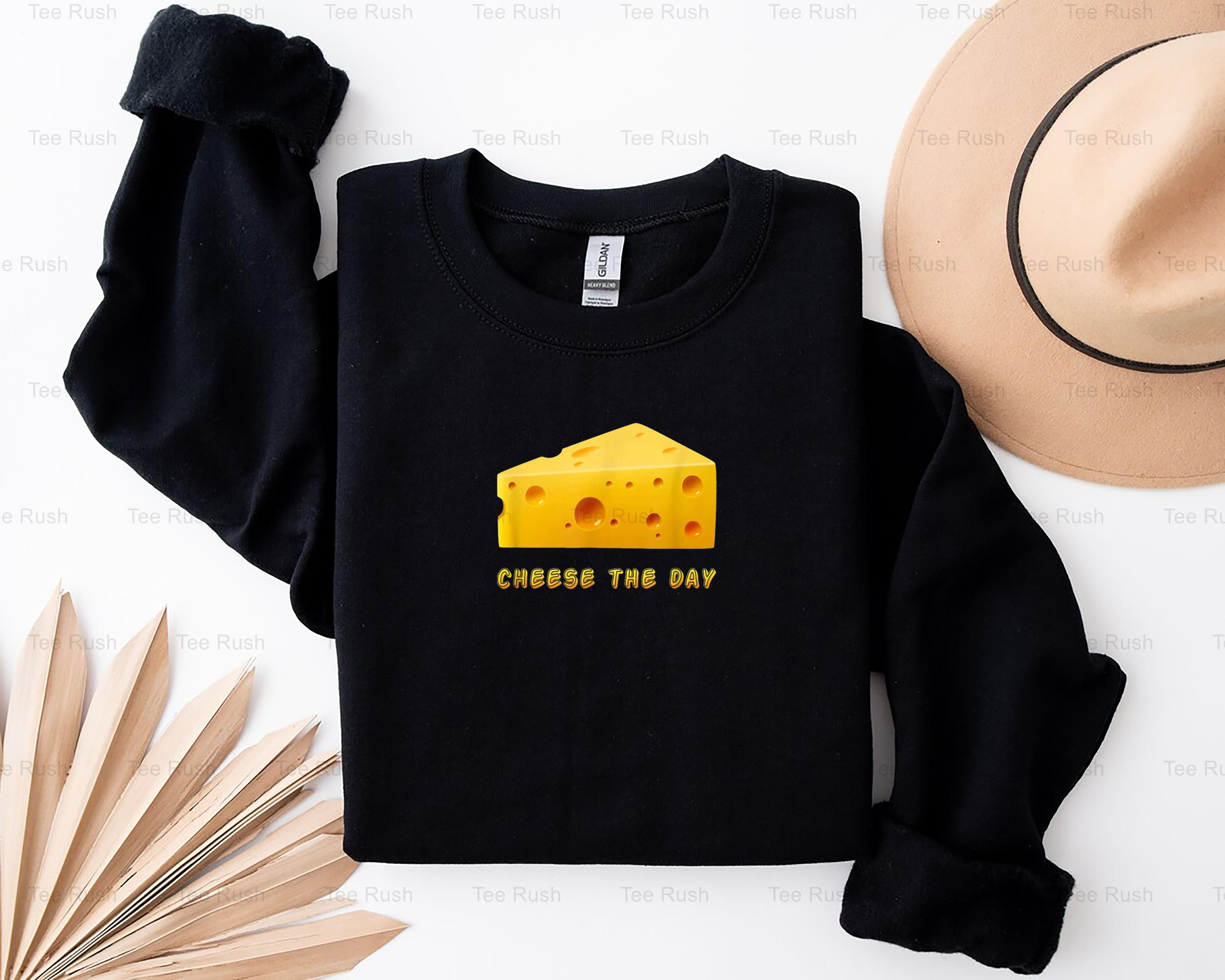 Cheesy Puns Dairy Month Cheese Day Gift, Funny, Food, Humor,T-Shirt, SW ...