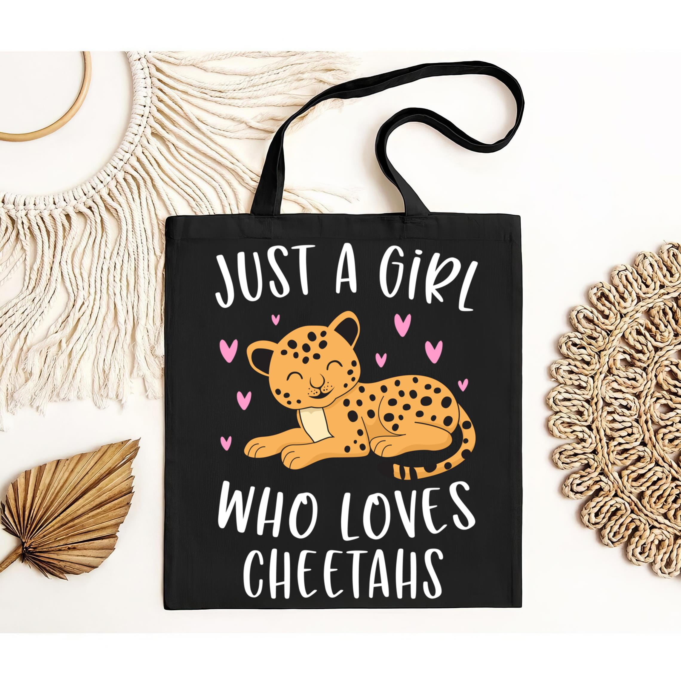 Cheetah Bag For Girls Just A Girl Who Loves Cheetahs T Bag-TH55553 ...
