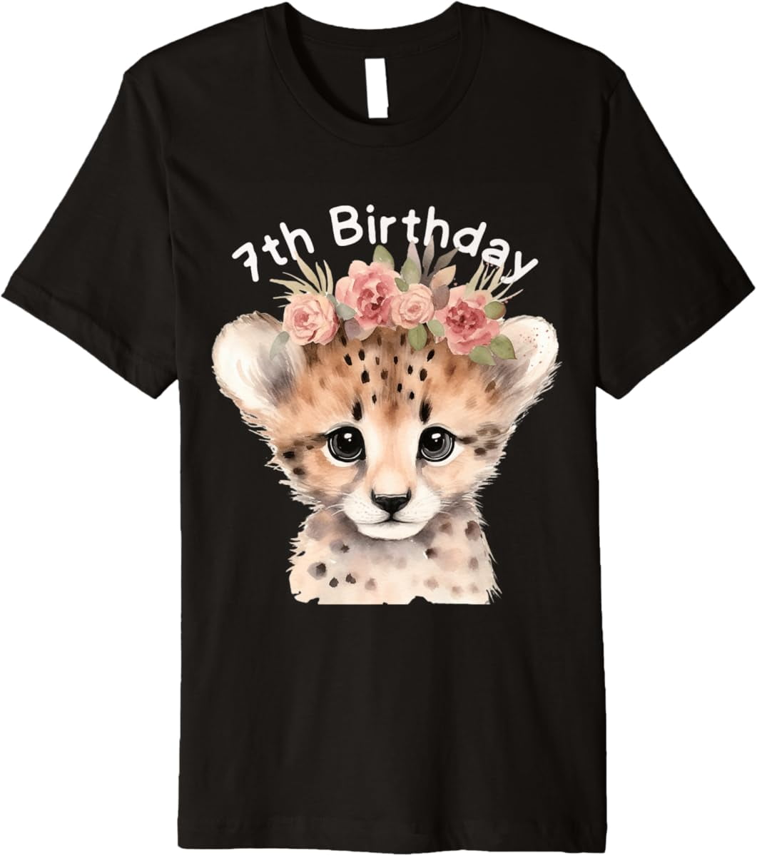 Cheetah Birthday 6Th Birthday Zoo Party Outfit Premium Unisex Men Women ...