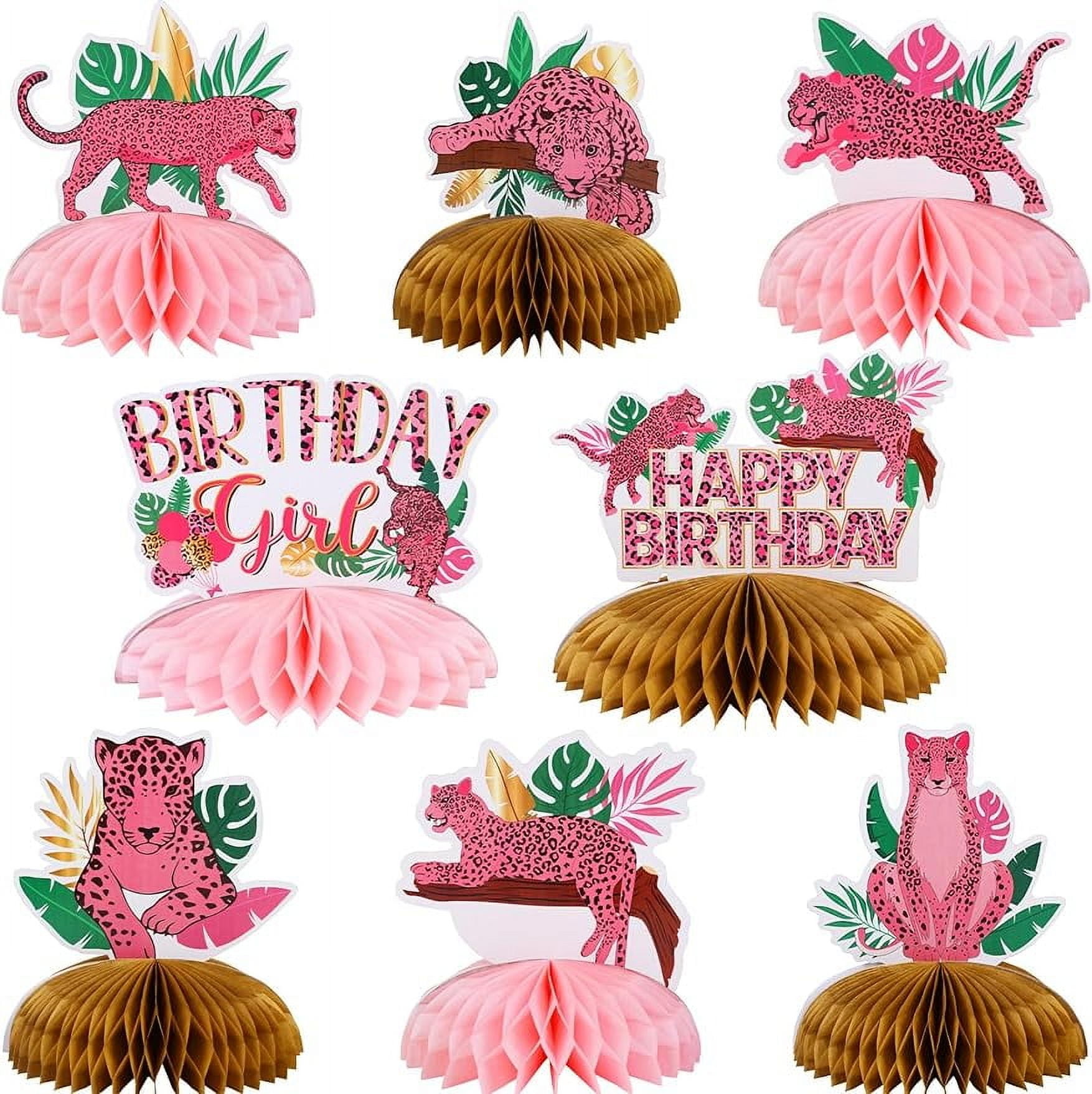 Cheetah Birthday Decorations Girl, Jungle Safari Animal Decorations ...