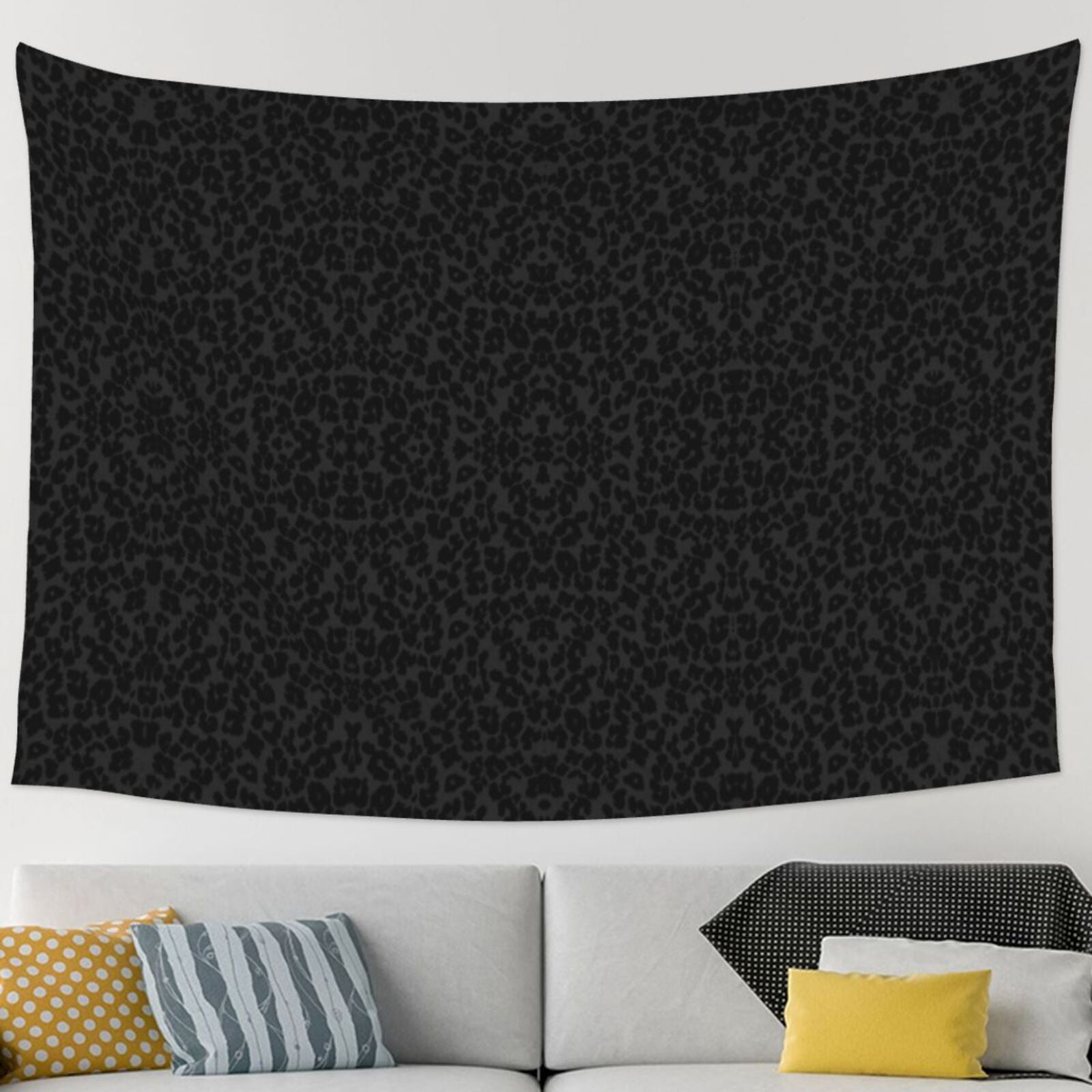 Cheetah Black Leopard Tapestry Home Decor Tapestry Living Room Bedroom ...
