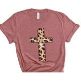 Cheetah Faith Cross Shirt Faith Cross Shirt Christian Gift Faith Gift ...
