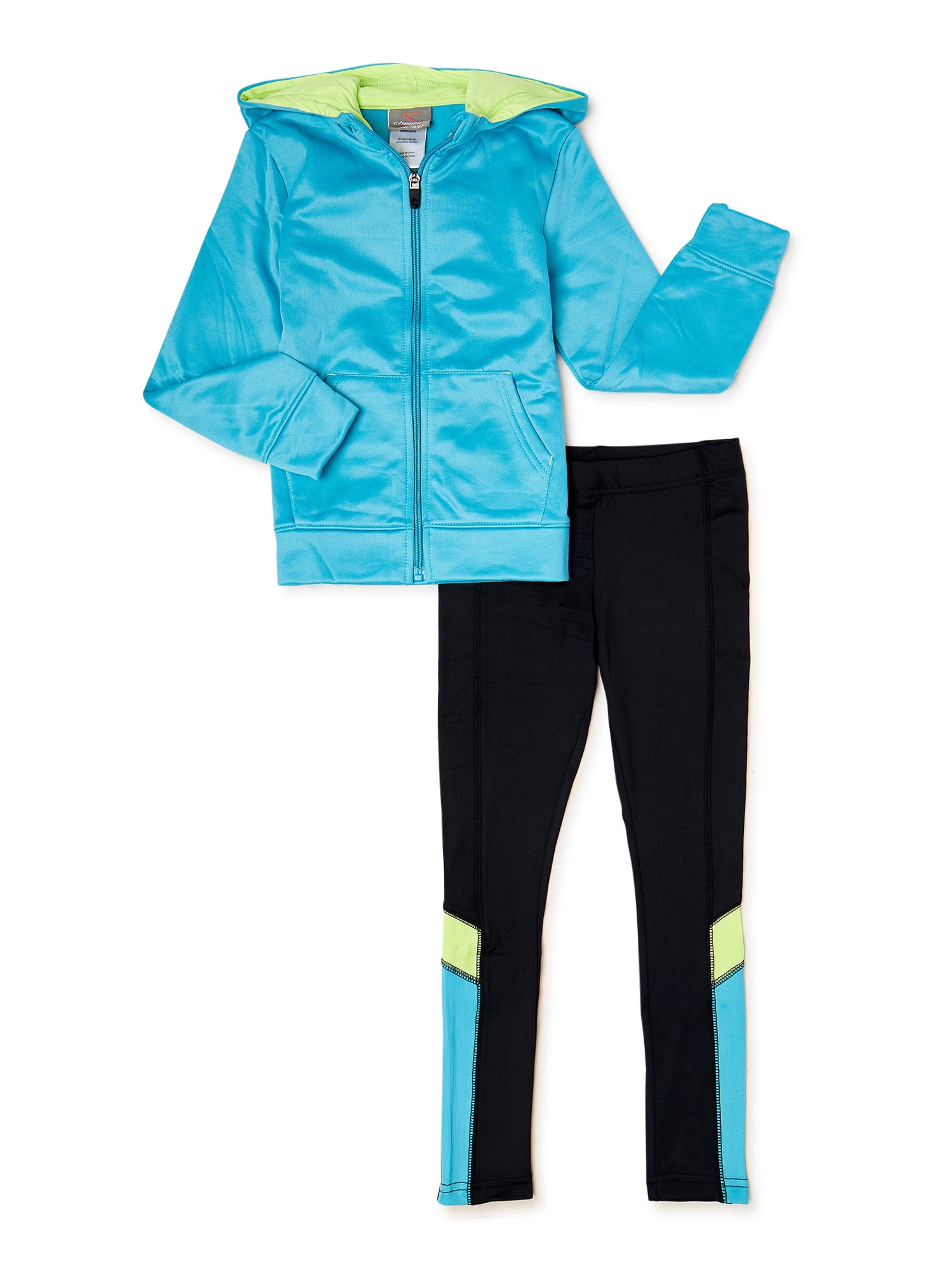 Cheetah Girls' Performance Fleece Zip Up Hoodie and Colorblocked ...