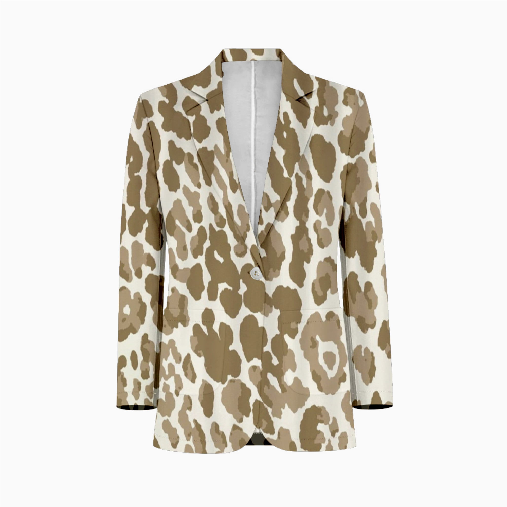 Cheetah Leopard Mens Suits Shawl Collar Slim Fit Suit Mens Groom Jacket ...