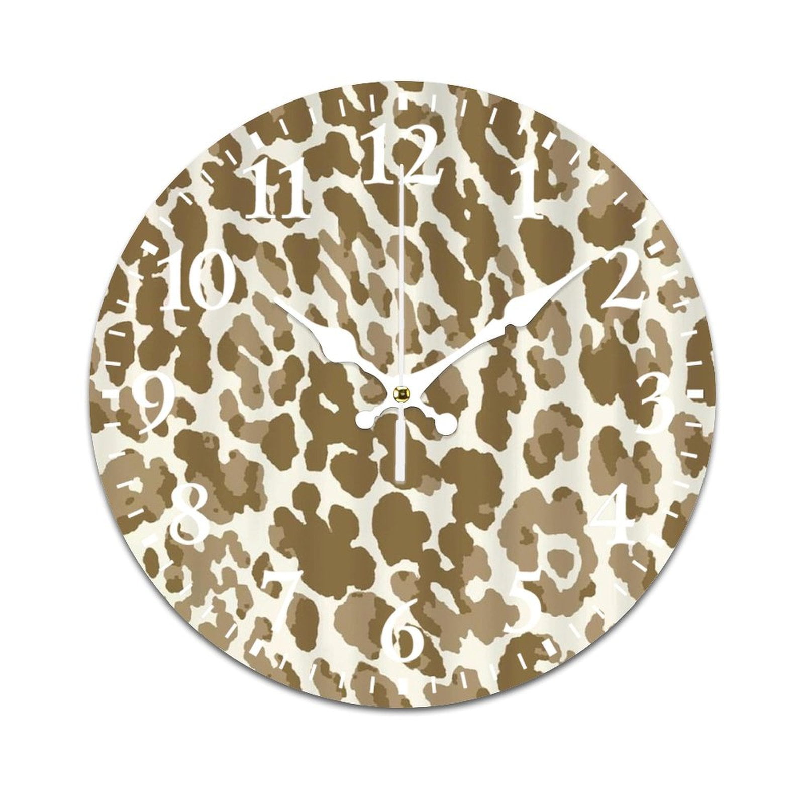 Cheetah Leopard Wall Clock Modern Design Clocks Wall Hanging Home ...