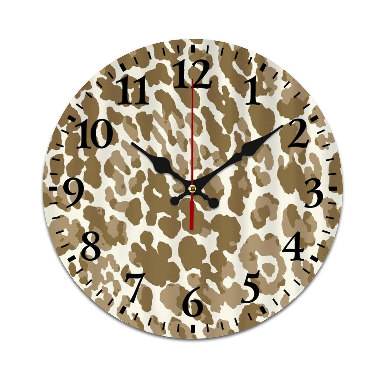 Cheetah Leopard Wall Clock Modern Design Clocks Wall Hanging Home ...