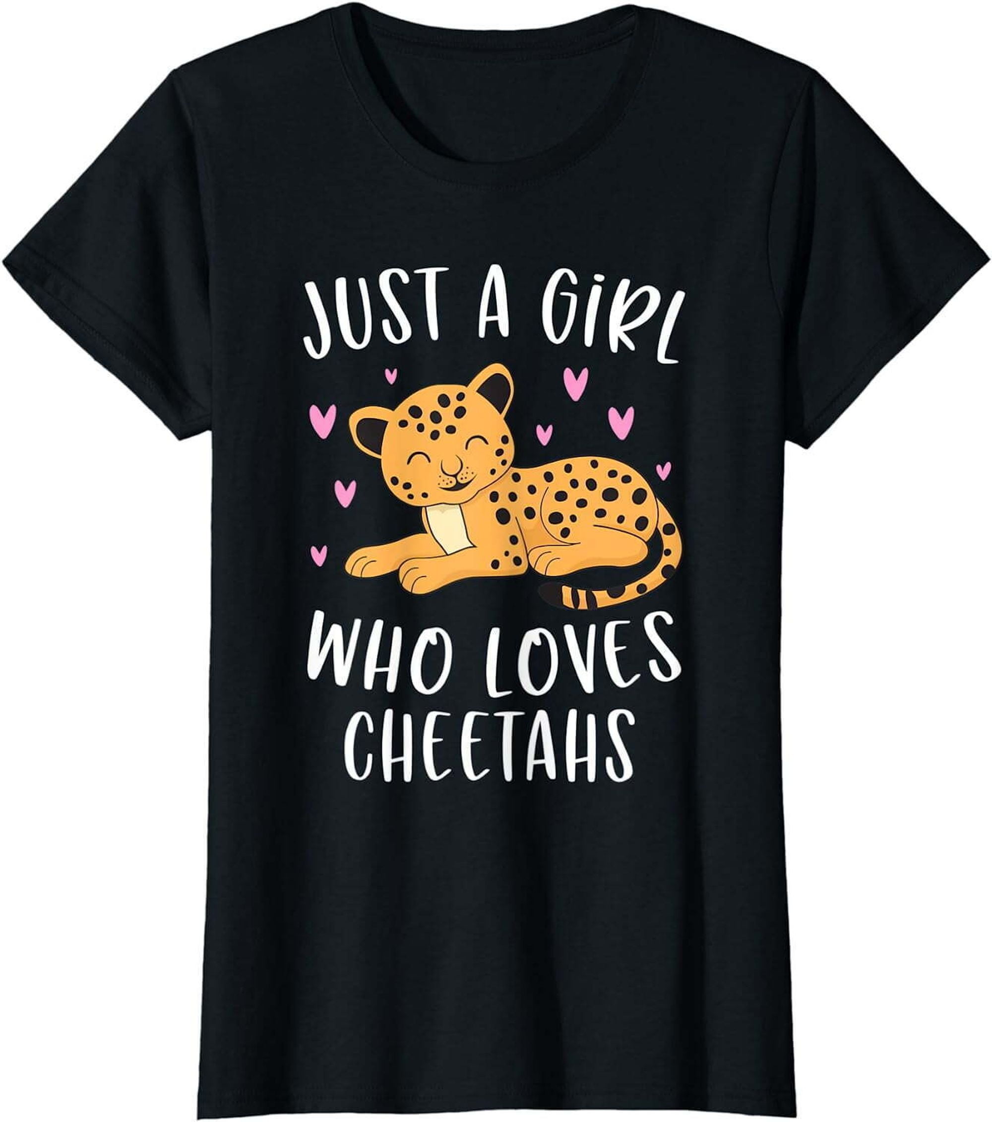 Cheetah Lover's Delight: Stylish Tee for the Ultimate Cheetah ...