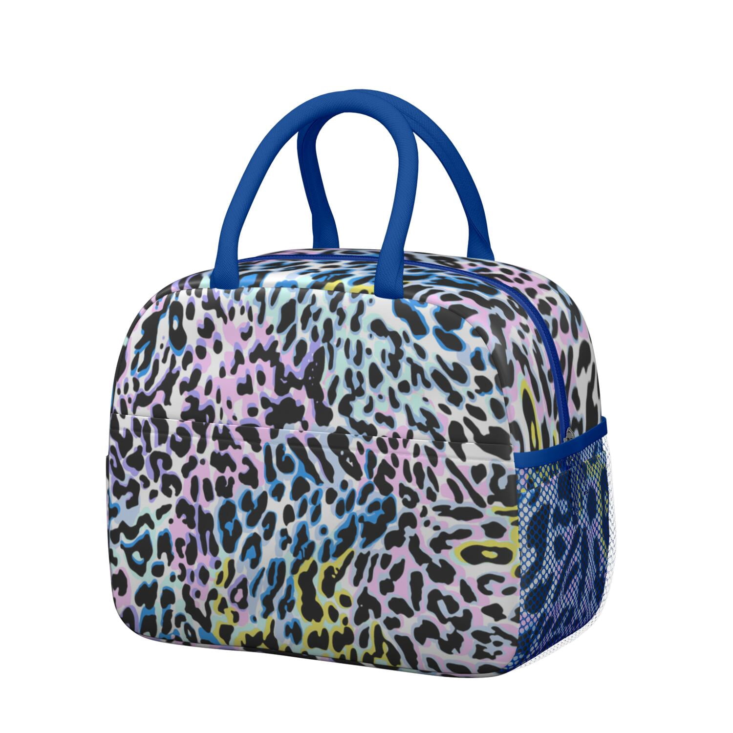 Cheetah Pattern Reusable Lunch Bag - Thermal Insulated & Lightweight ...