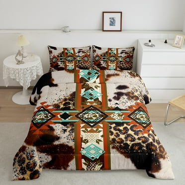 Western Comforter Set Twin Boho Western Bedding Sets Cowboy Bed ...