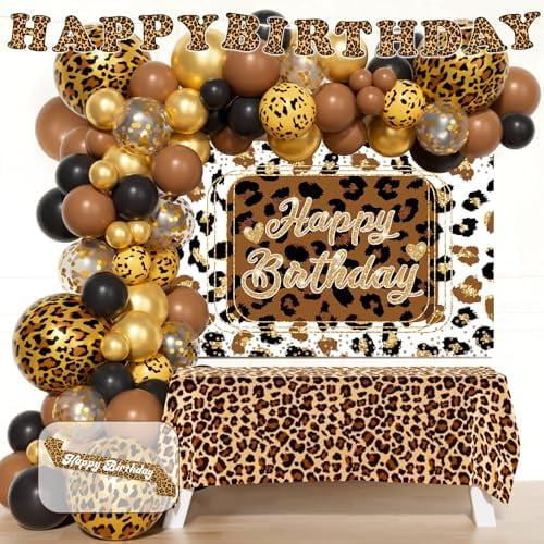 Cheetah Birthday Decorations