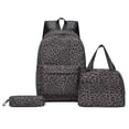 Cheetah Print Bookbag and Lunch Bag Combo with Lunch Box and Pencil ...