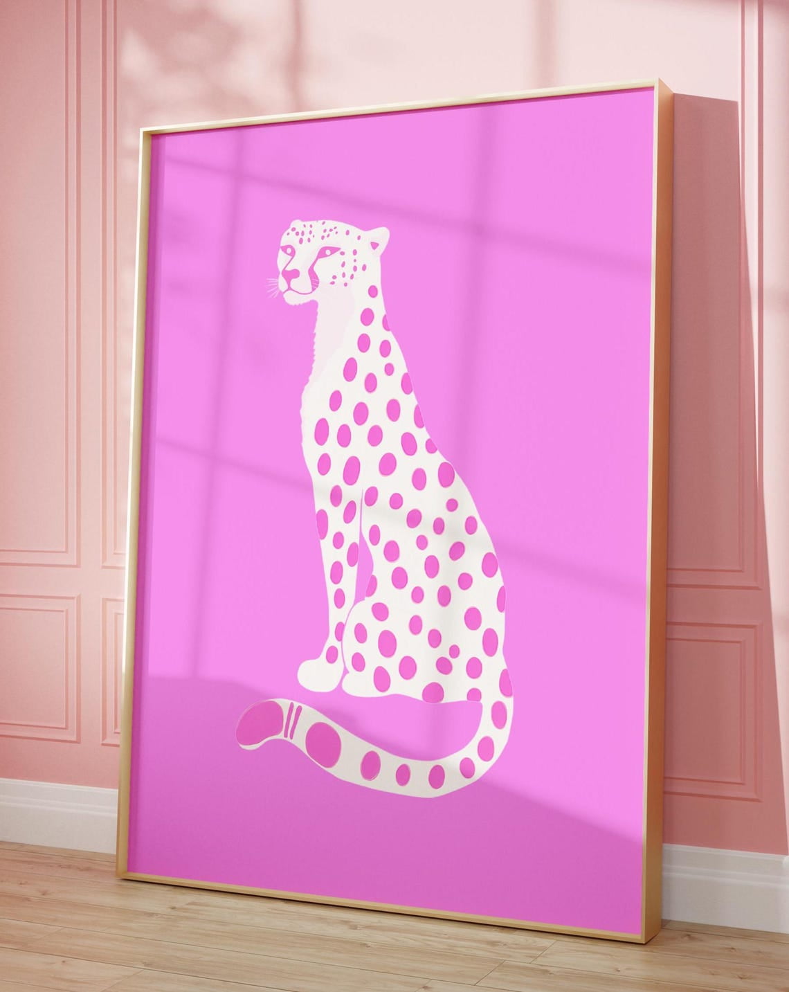 Cheetah Print Funky Dopamine Poster Maximalist Wall Art Trendy Wall Art ...