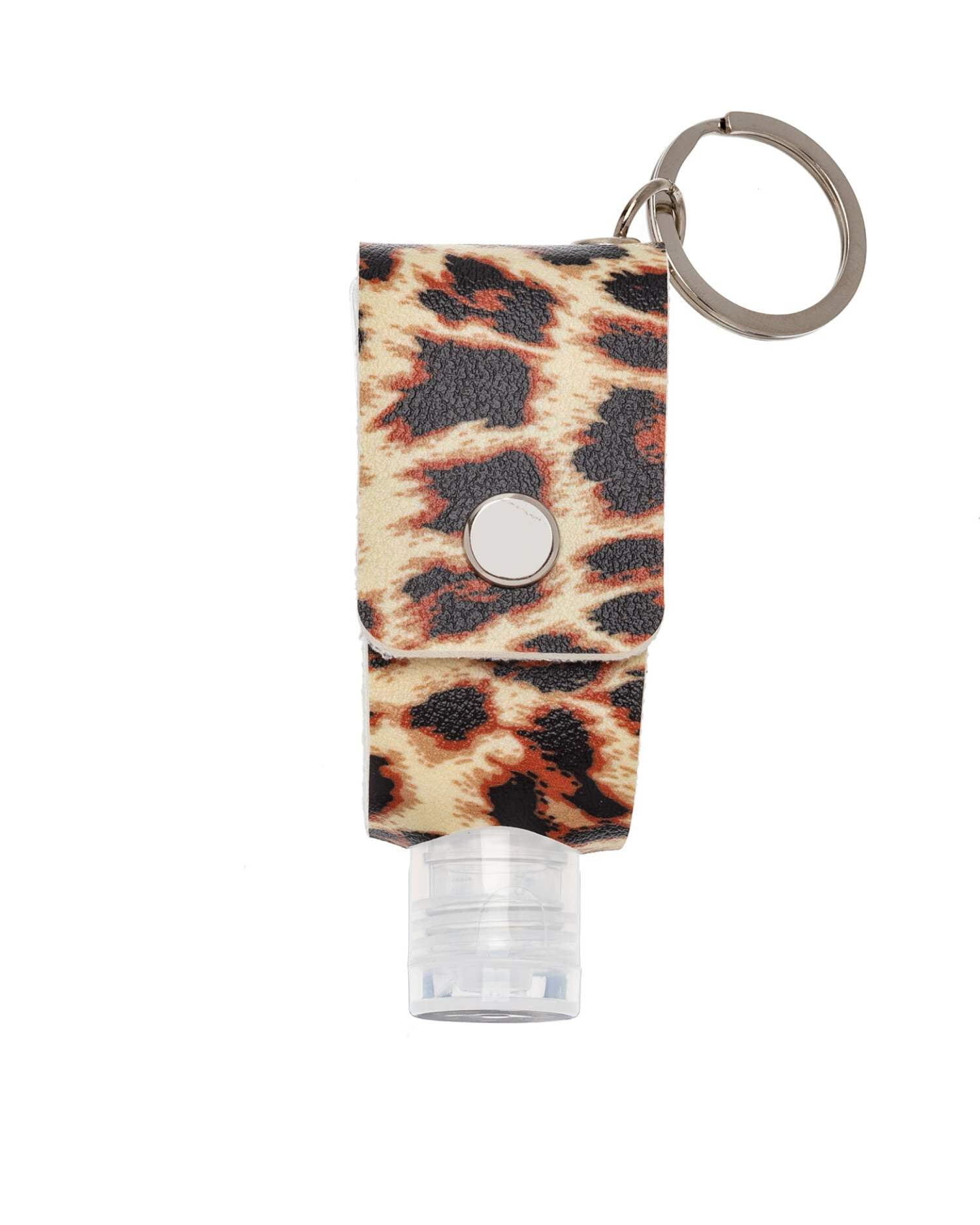 Cheetah Print Hand Sanitizer Key Chain With Empty 30 Ml Bottle ...
