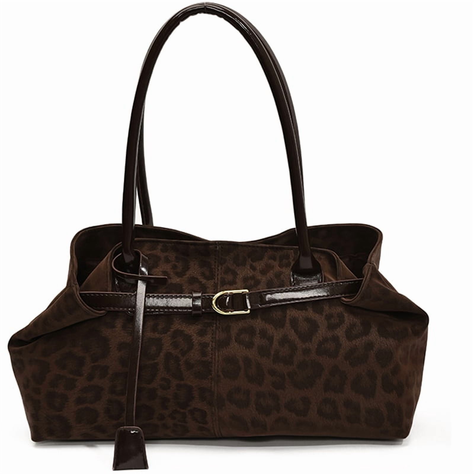 Cheetah Print Hobo Shoulder Handbag Large Shoulder Bag For Women ...