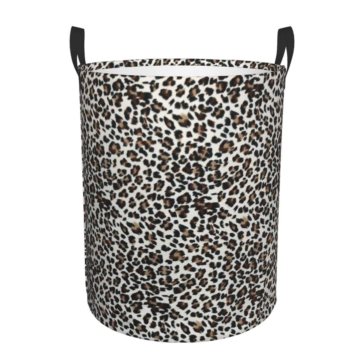 Cheetah Print Laundry Basket Foldable Large Clothes Storage Bin Leopard ...