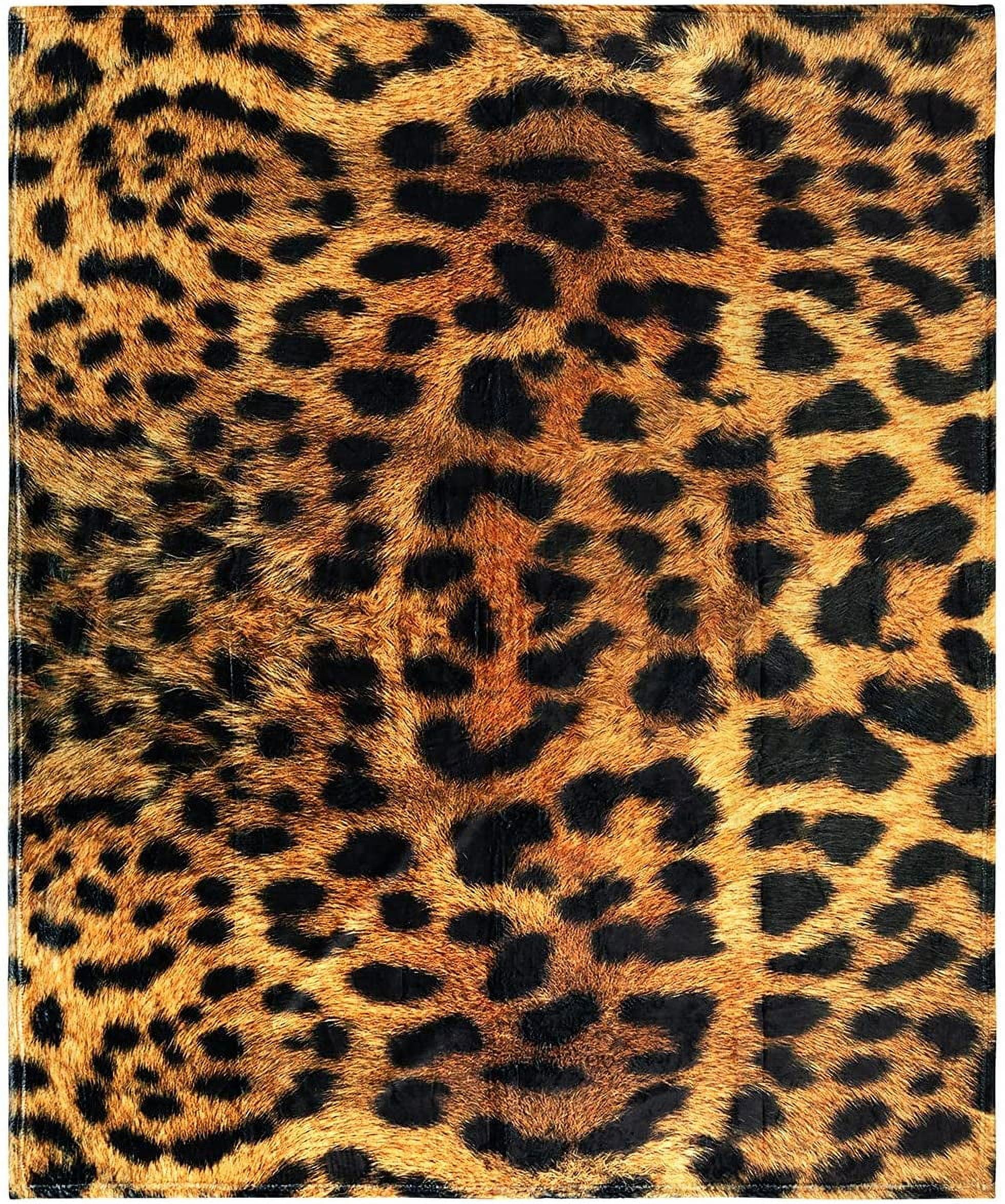 Cheetah Print Throw Blanket, Adorable Super-Soft Extra-Large Cheetah ...