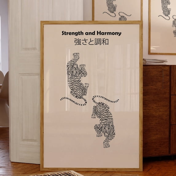 Cheetah Print, Tiger Print, Preppy Wall Art, Tiger Poster, Wall Art ...