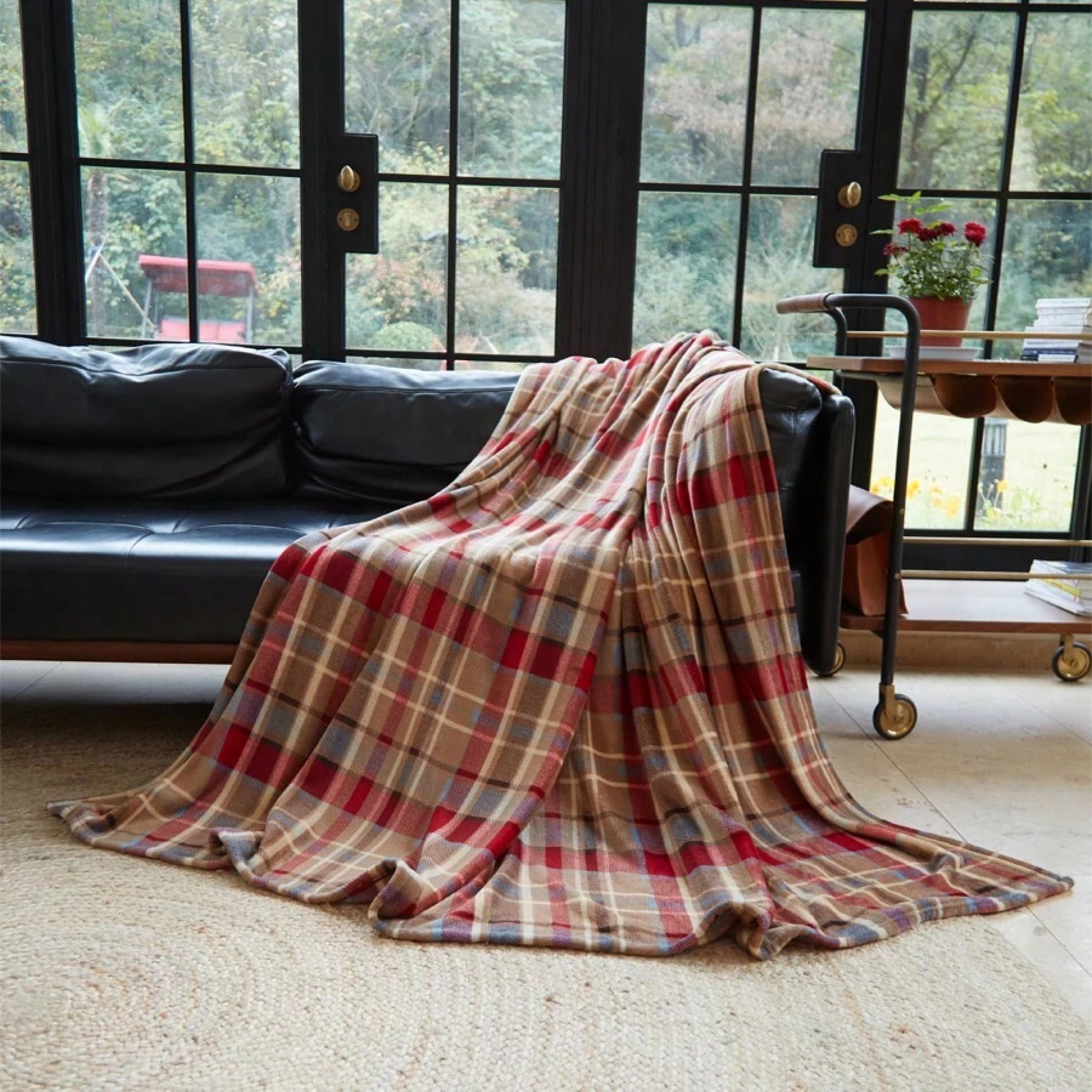 Cheetah Print Ultra-Plush Throw Blanket – Colorful Animal Pattern, for ...