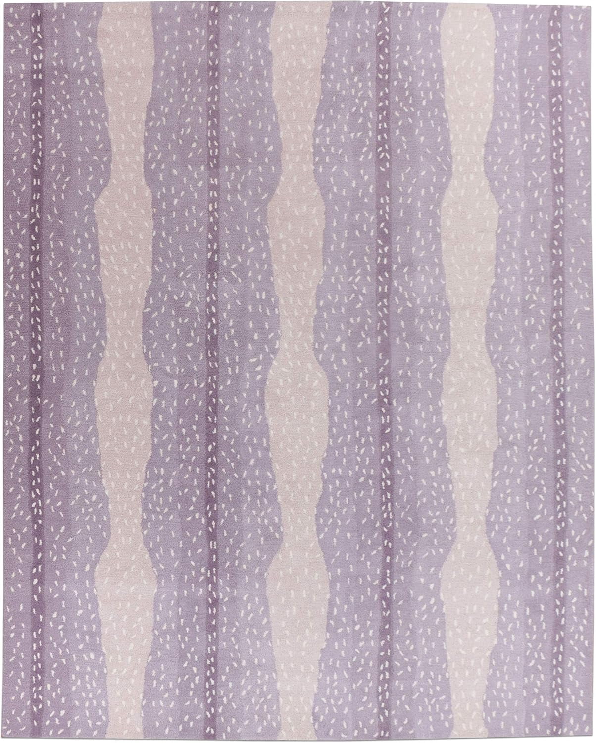Cheetah Purple 2'.6" X 7' Area Rug Handcrafted Motif Floral Design ...