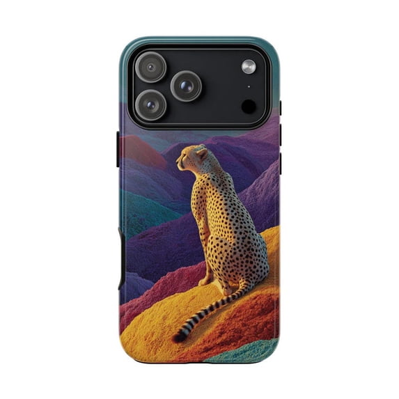 Cheetah Radiant Color Landscape Case with iPhone 17 to 11 Pro Max ...