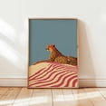 Cheetah Safari Art Wildlife Animal Poster Jungle Nature Wall Decor ...