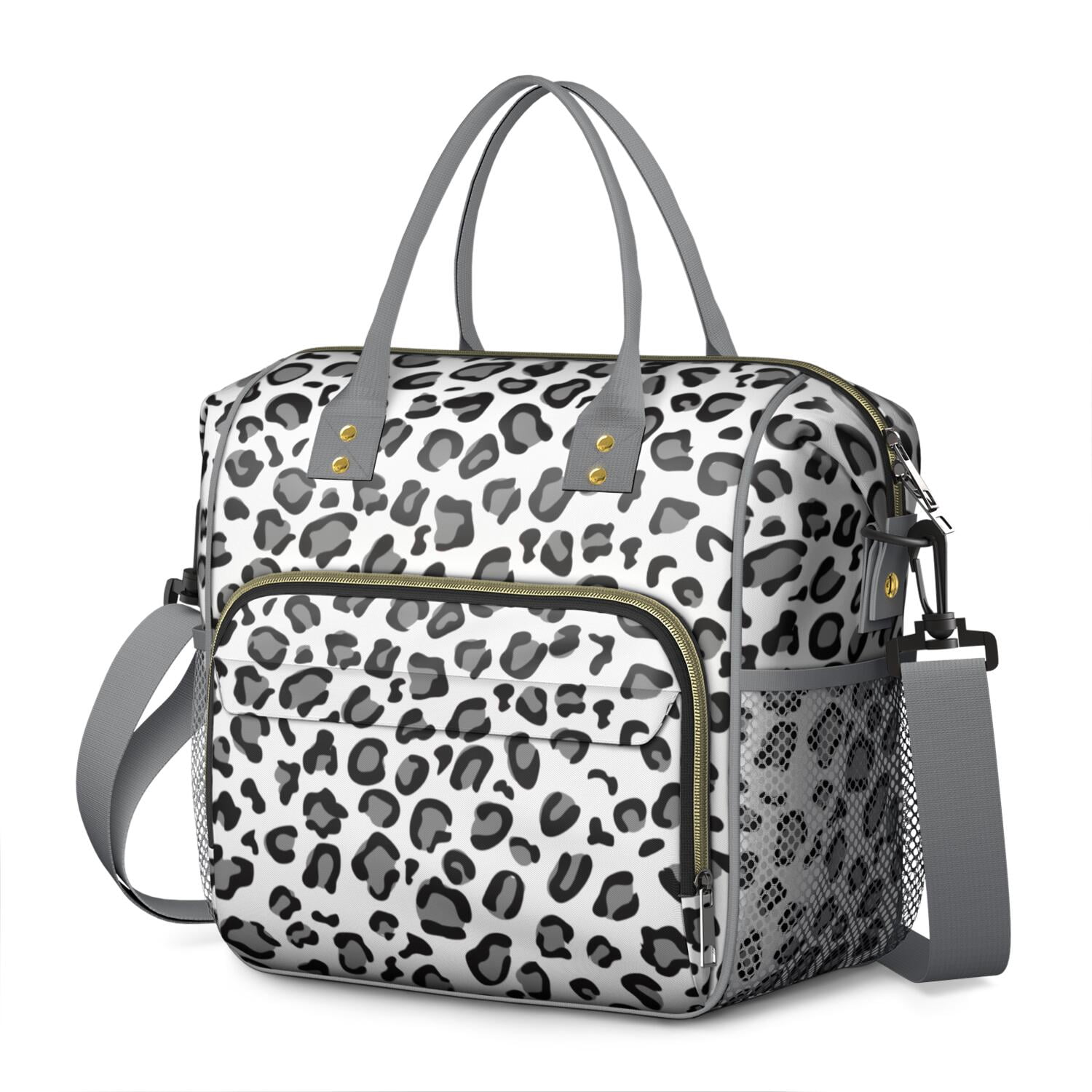 Cheetah Spots Lunch Tote – Dynamic Leopard Print Insulated Bag with ...