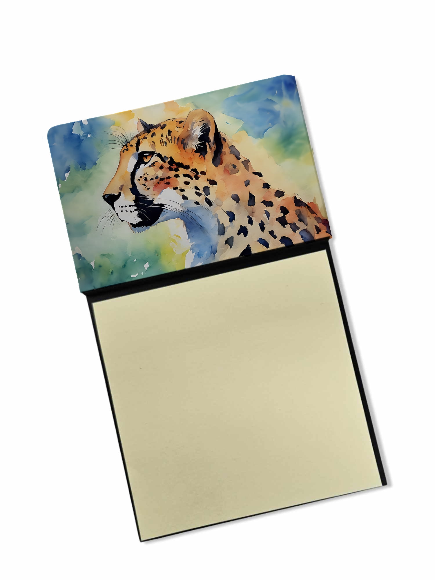 Cheetah Sticky Note Holder 3.25 in x 5.25 in - Walmart.com