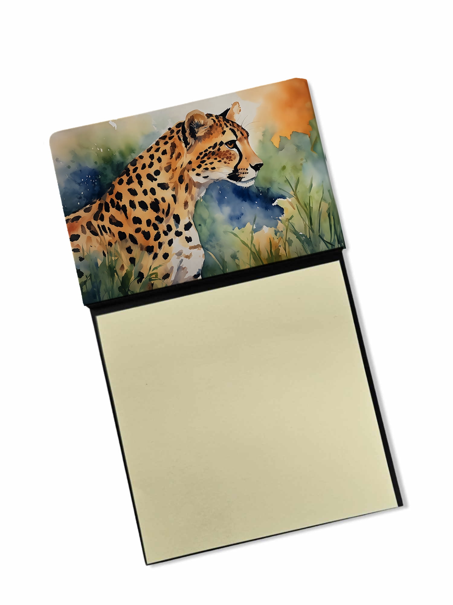 Cheetah Sticky Note Holder 3.25 in x 5.25 in - Walmart.com
