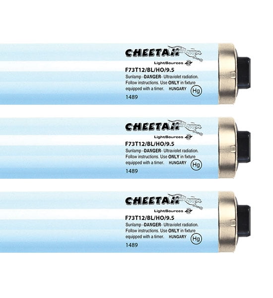 Cheetah Ultra Extreme F73T12 HO 9.5% 100W-120W RDC Tanning Lamp - Fast ...