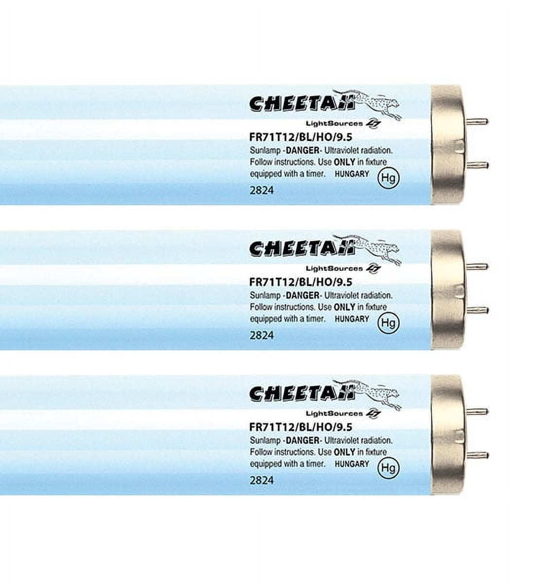 Cheetah Ultra Extreme FR71T12 9.5% 100W-120W Reflector Bi-pin Tanning ...