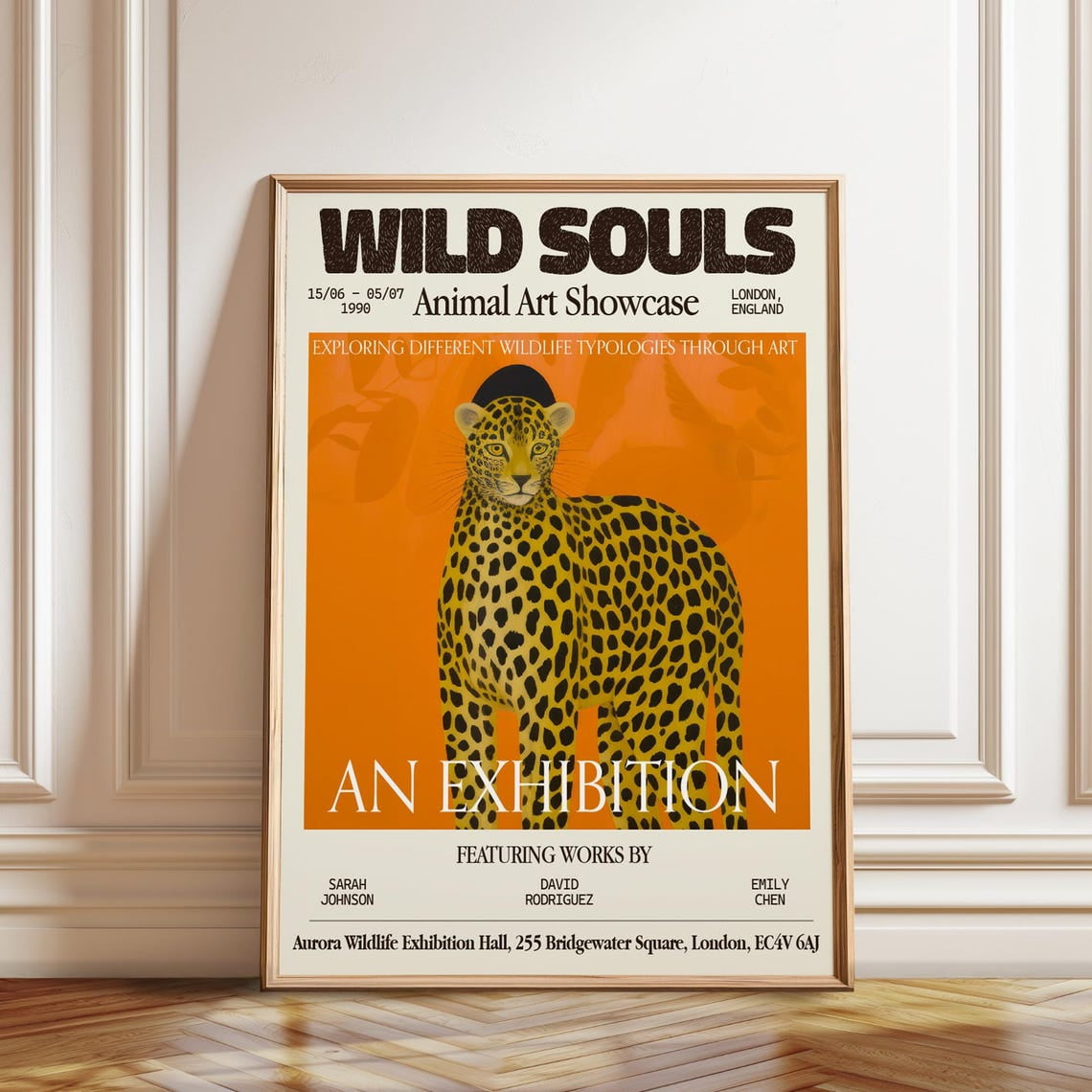 Cheetah Wall Art - London Wildlife Exhibition Poster And Print ...
